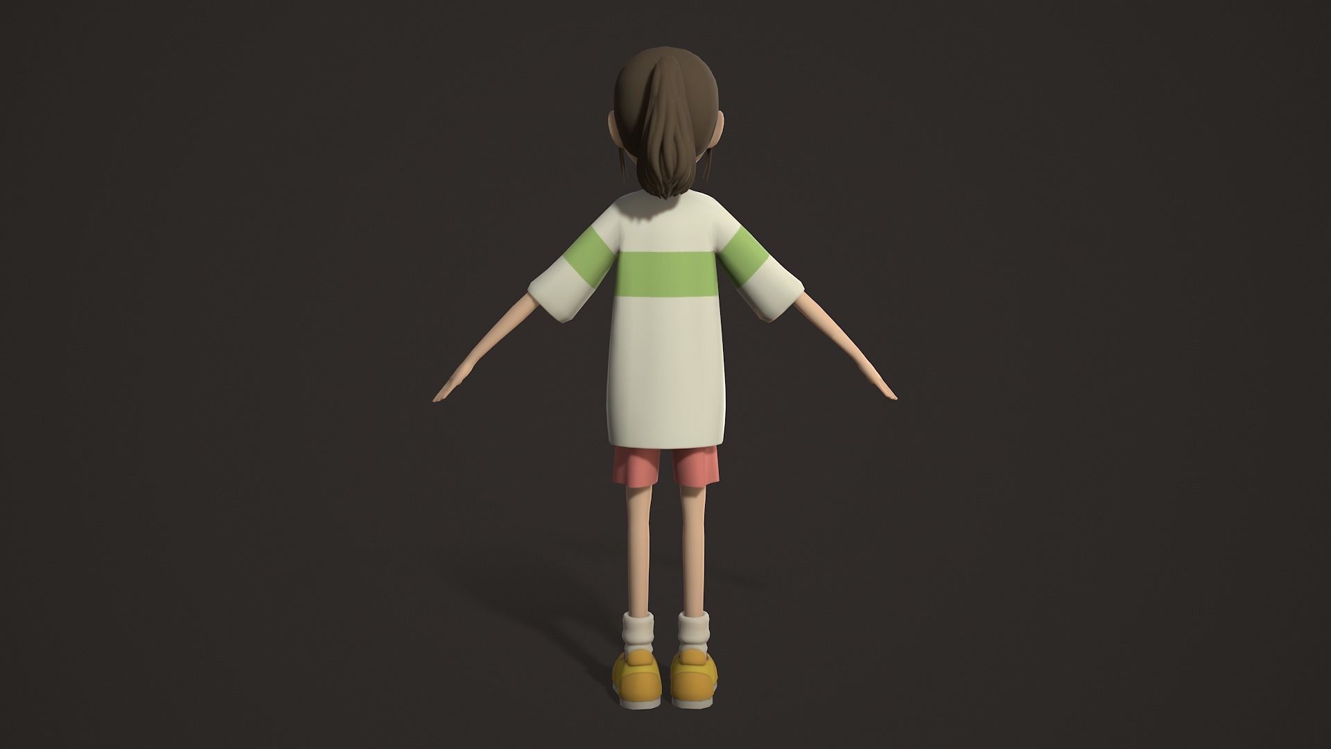 CHIHIRO 3D MODEL - SPIRITED AWAY - GHIBLI 3D model | CGTrader