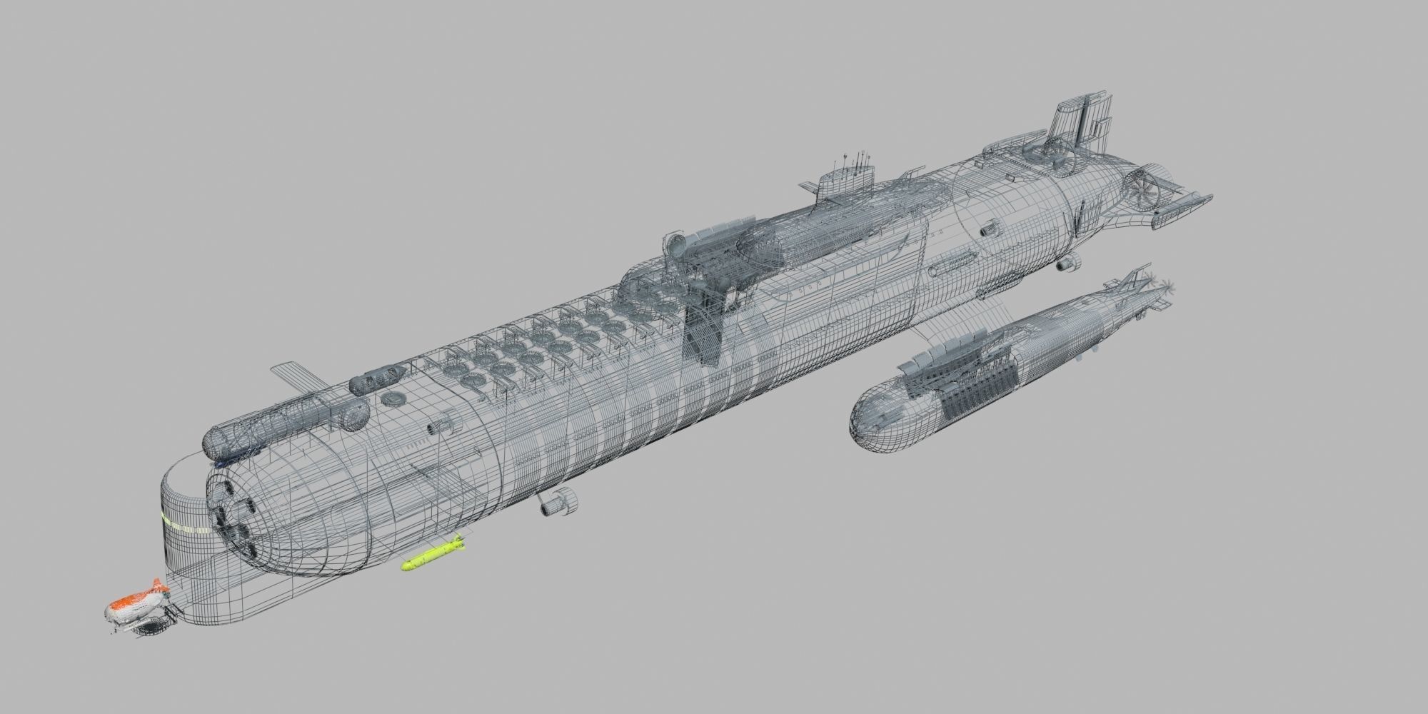 OKEANOS the mega sub 3D model | CGTrader