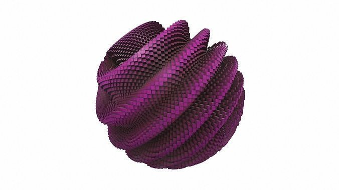 Abstract geometric sphere 7d 3D model | CGTrader