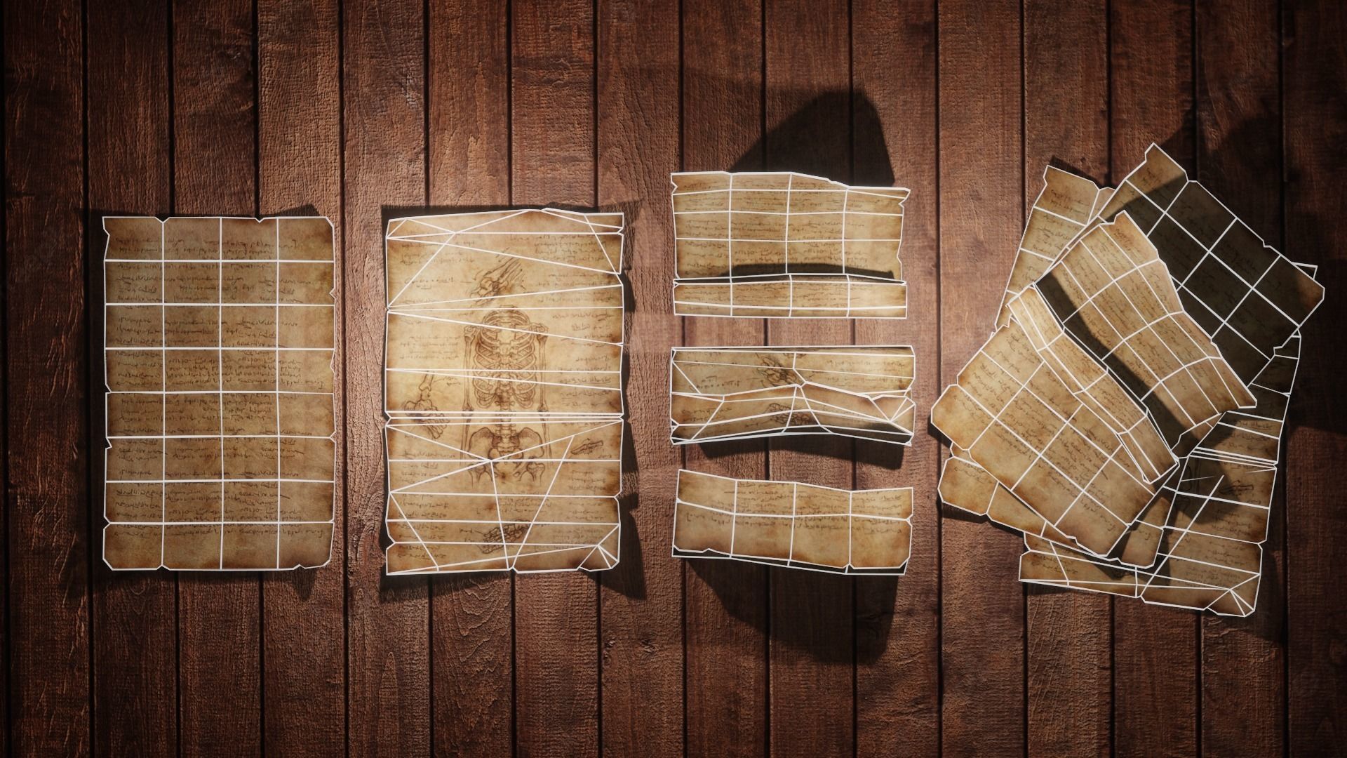 3D model Stylize Paper Debris Low-poly VR / AR / low-poly | CGTrader