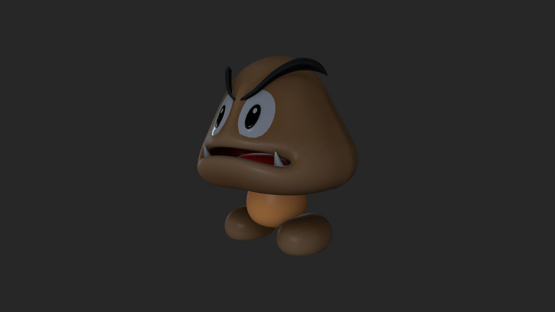 3D model BROS-018 Goomba VR / AR / low-poly | CGTrader