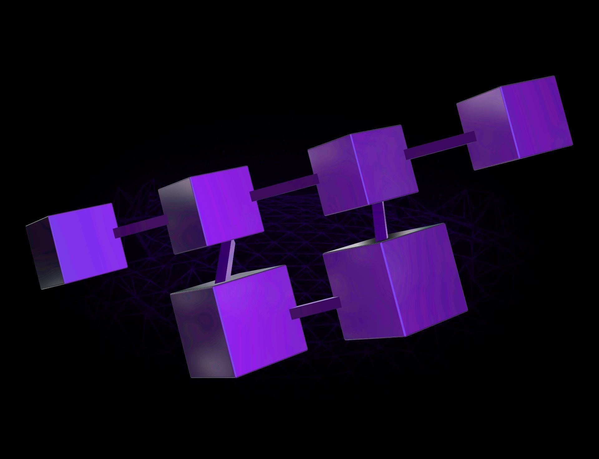 Block Chain 3D Icon 3D model | CGTrader