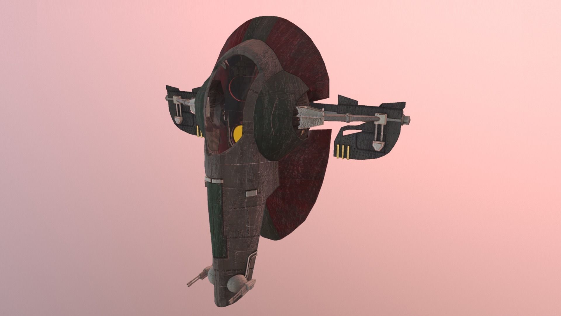 3D model STAR WARS SLAVE-1 STARSHIP PBR VR / AR / low-poly | CGTrader