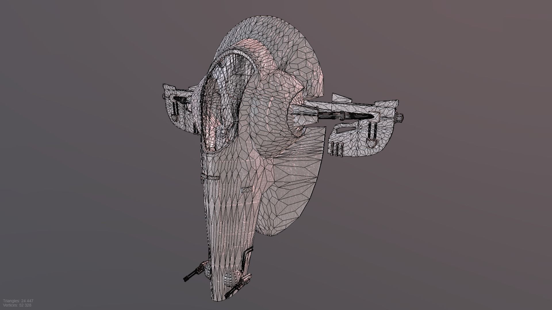 3D model STAR WARS SLAVE-1 STARSHIP PBR VR / AR / low-poly | CGTrader