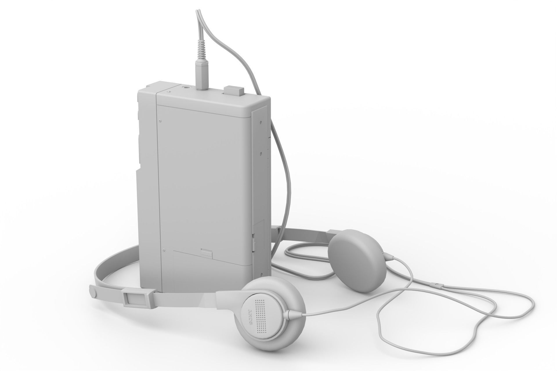 Vintage SONY Walkman 3D model | CGTrader