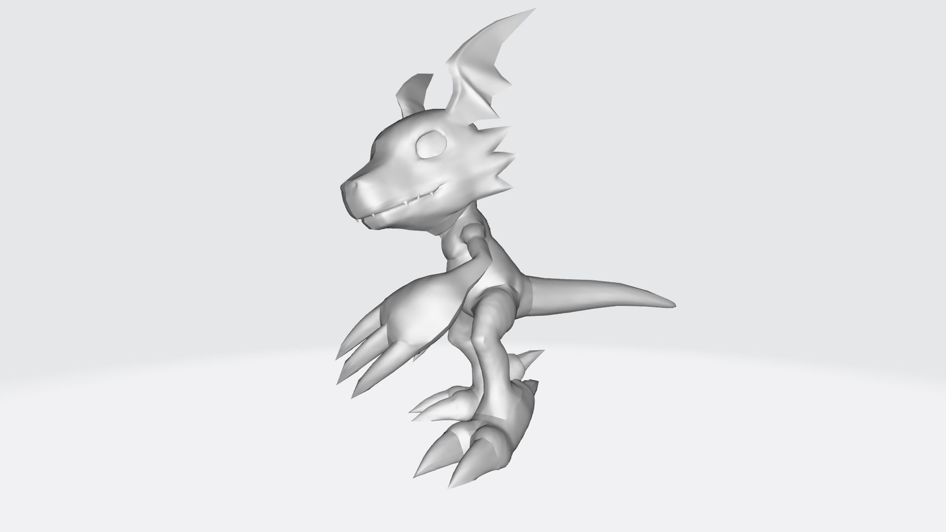 Guilmon SD 3D model 3D printable | CGTrader