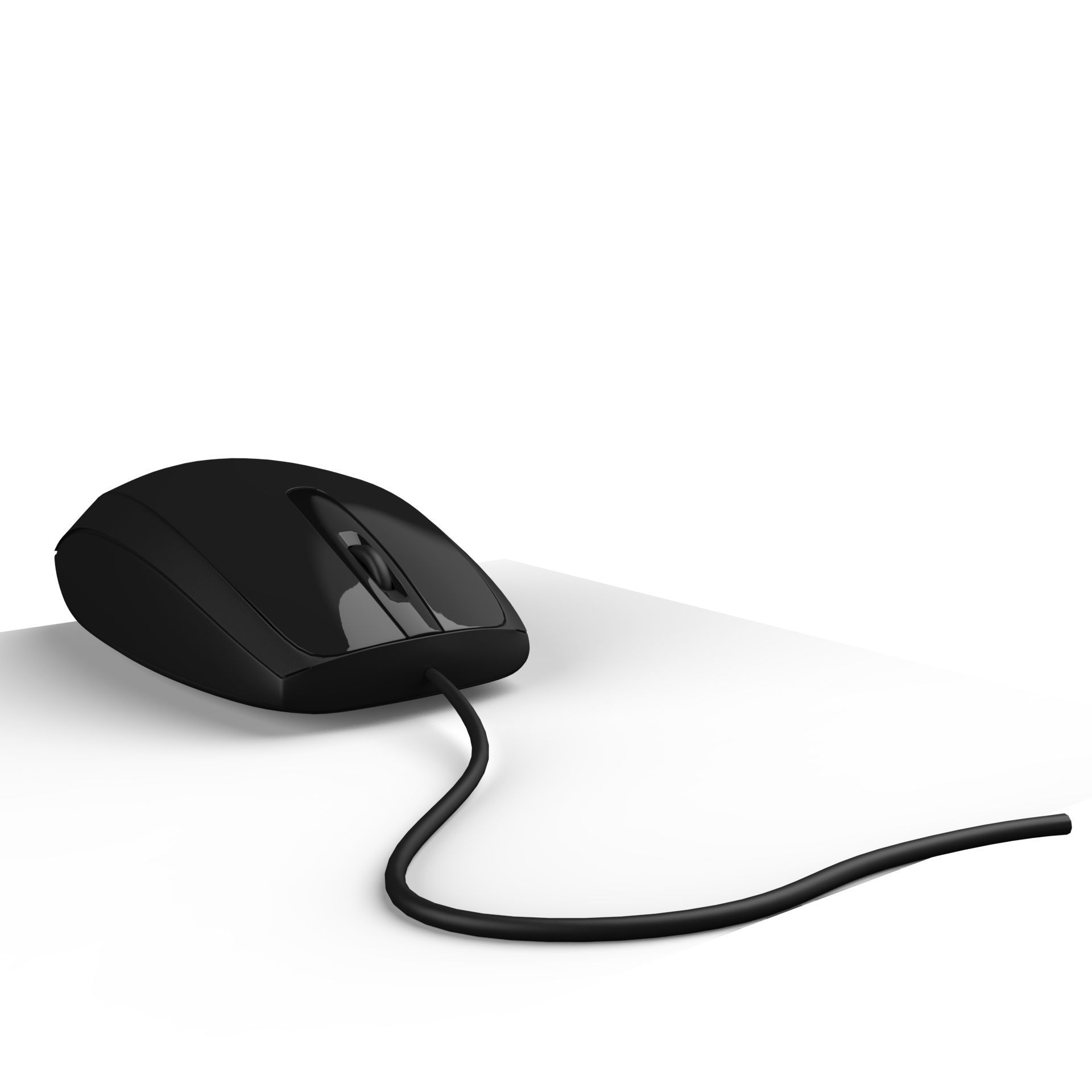 3D model HP mouse VR / AR / low-poly | CGTrader