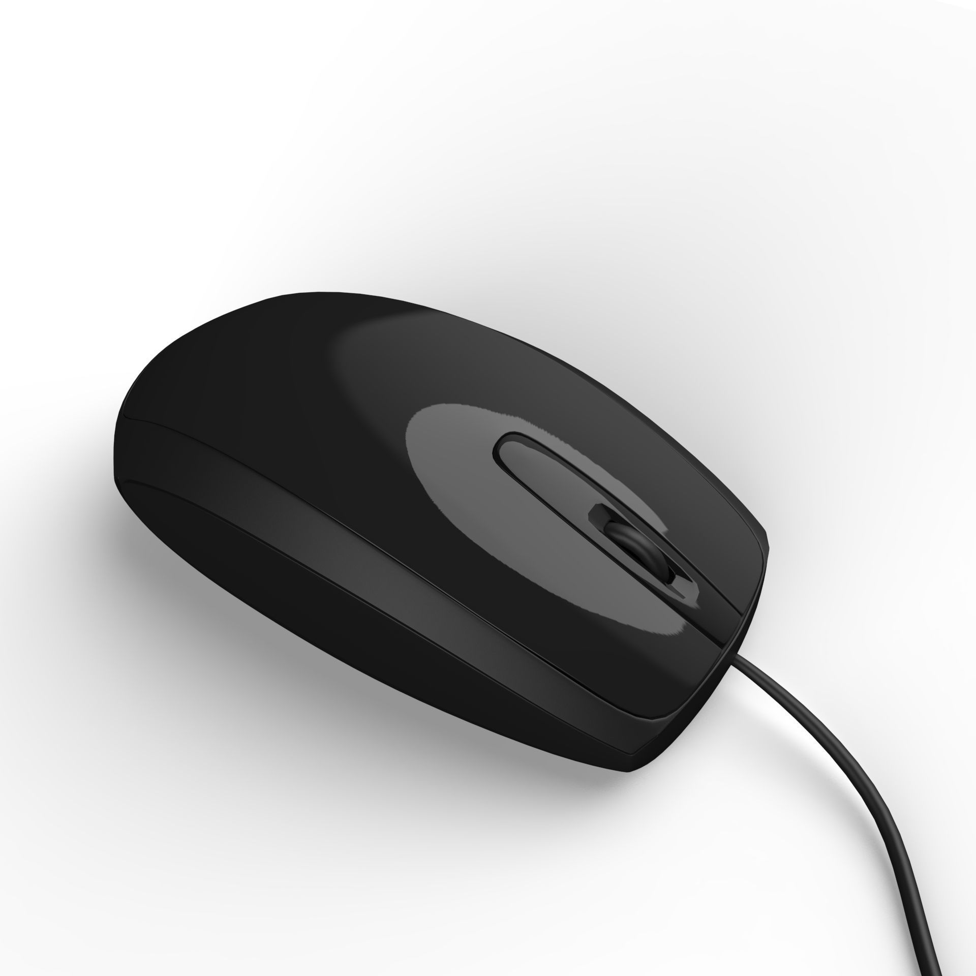 3D model HP mouse VR / AR / low-poly | CGTrader