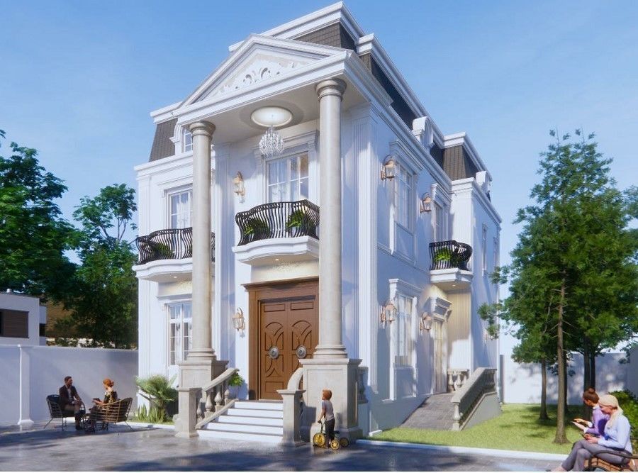 Classic House BIM Model 3D model | CGTrader