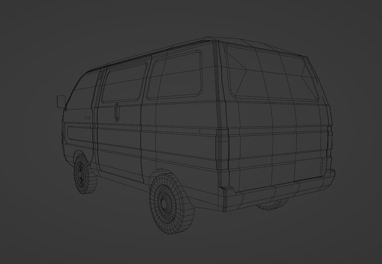 3D model Mitsubishi Minicab VR / AR / low-poly | CGTrader