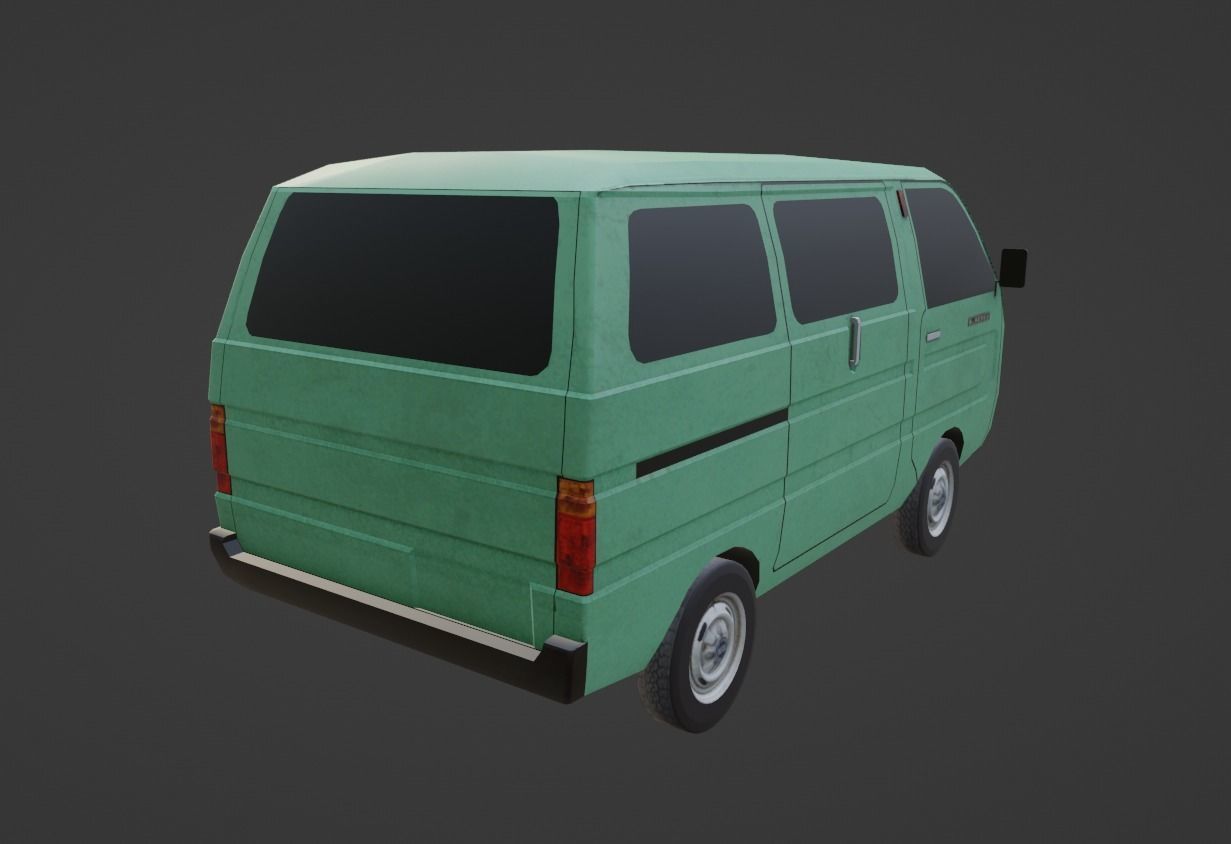 3D model Mitsubishi Minicab VR / AR / low-poly | CGTrader