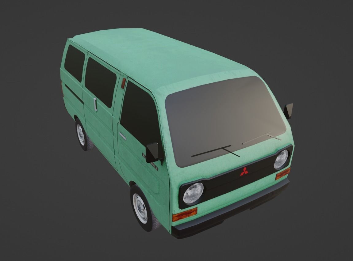 3D model Mitsubishi Minicab VR / AR / low-poly | CGTrader