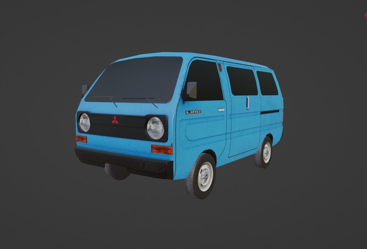 3D model Mitsubishi Minicab VR / AR / low-poly | CGTrader