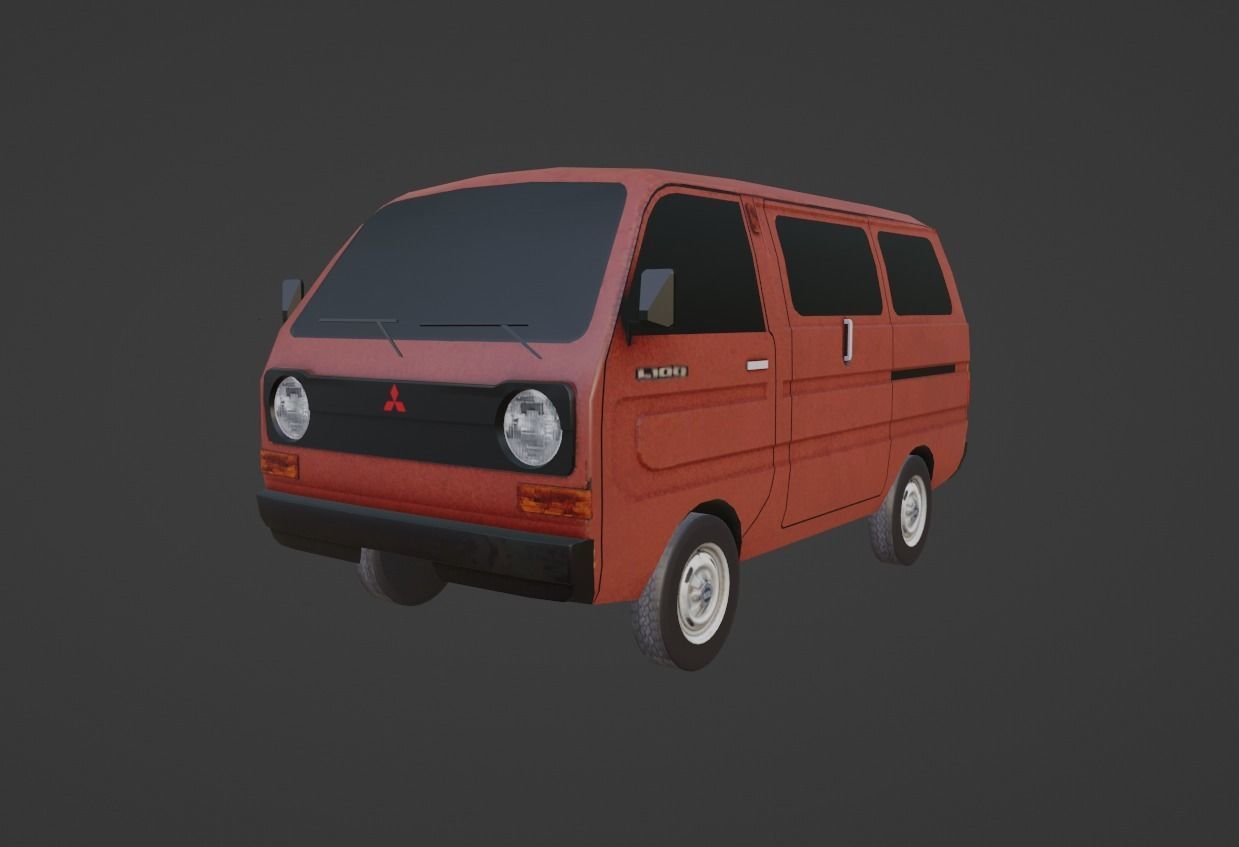 3D model Mitsubishi Minicab VR / AR / low-poly | CGTrader
