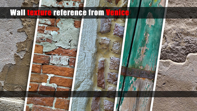 Wall texture reference from Venice - 01 Texture | CGTrader
