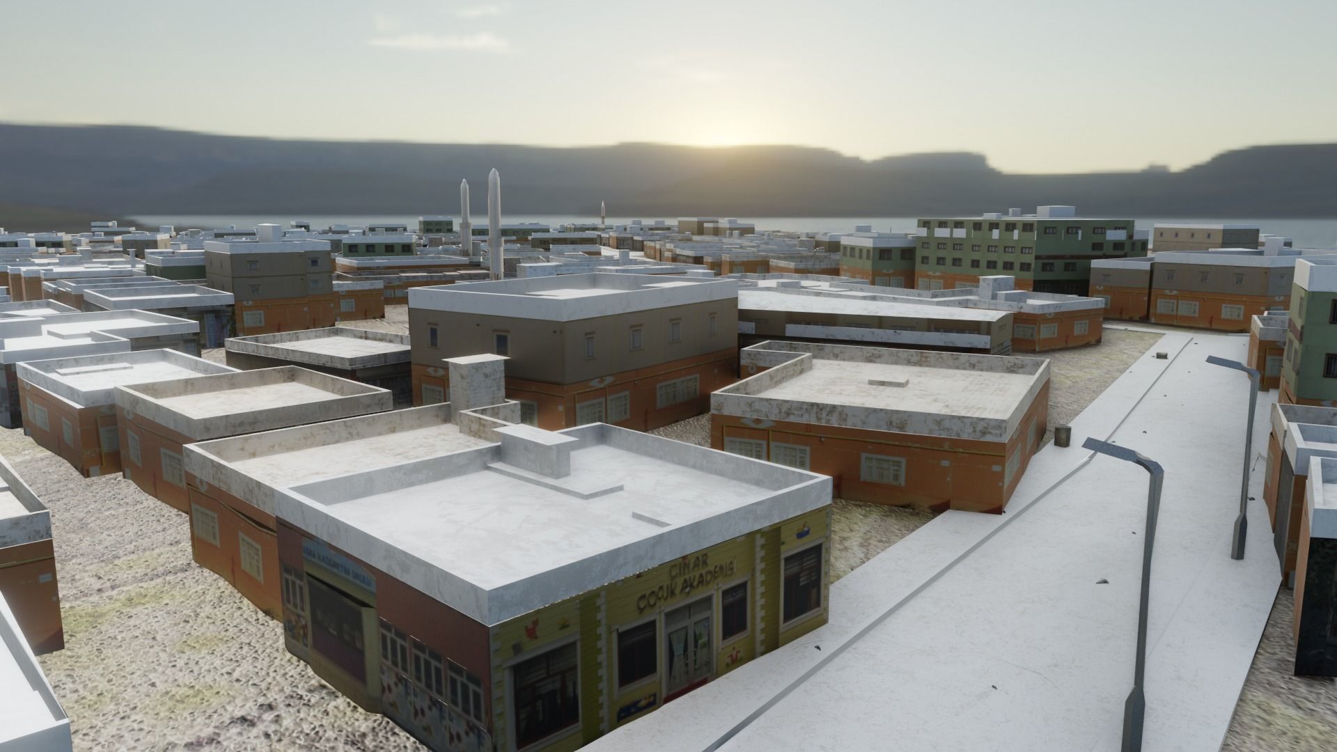 3D model City Cityscape Middle Eastern Desert Arabian Building 01 VR ...