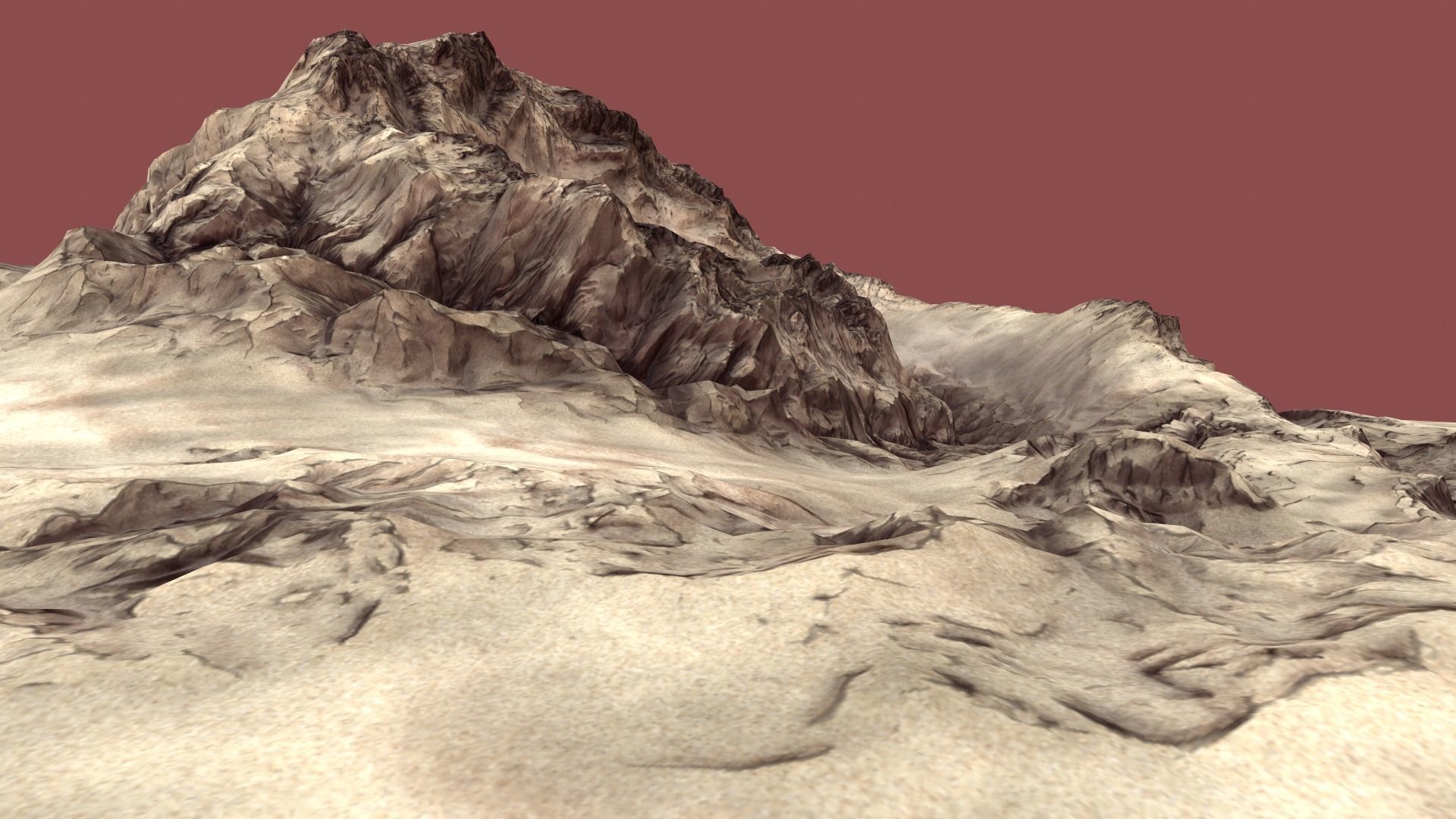 3D model alien terrain VR / AR / low-poly | CGTrader