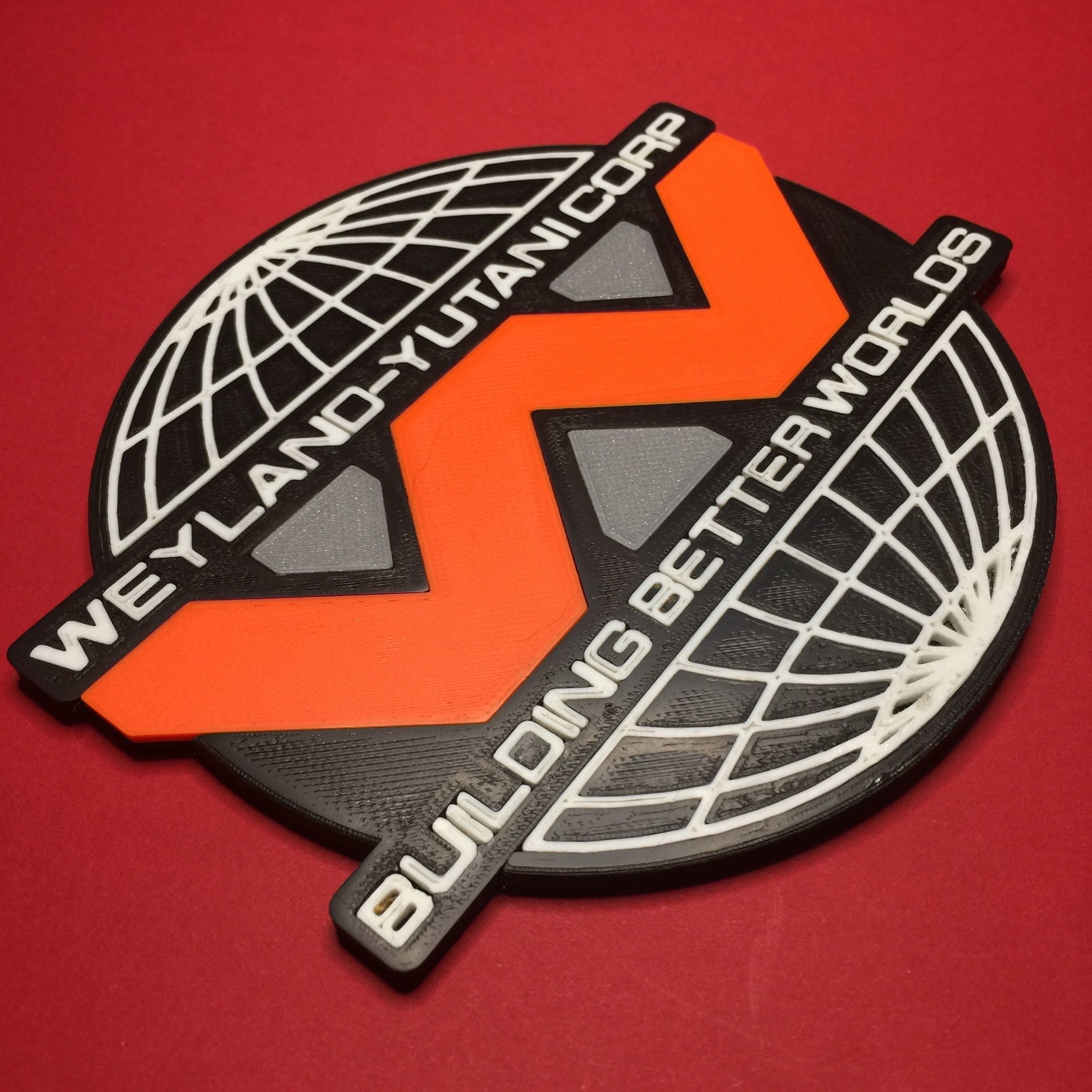 Weyland Yutani Corporation Logo Coaster 3D model 3D printable | CGTrader