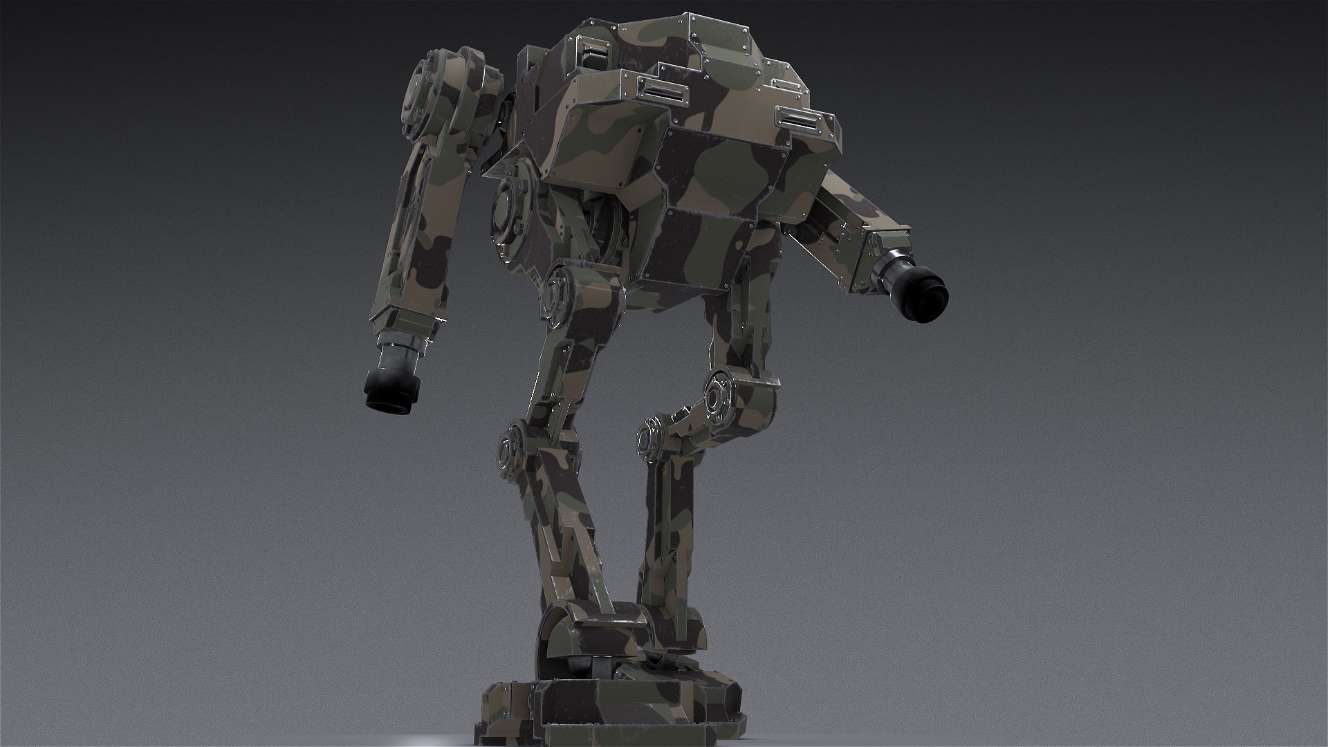 3D model Mech 03 - Goliath VR / AR / low-poly | CGTrader