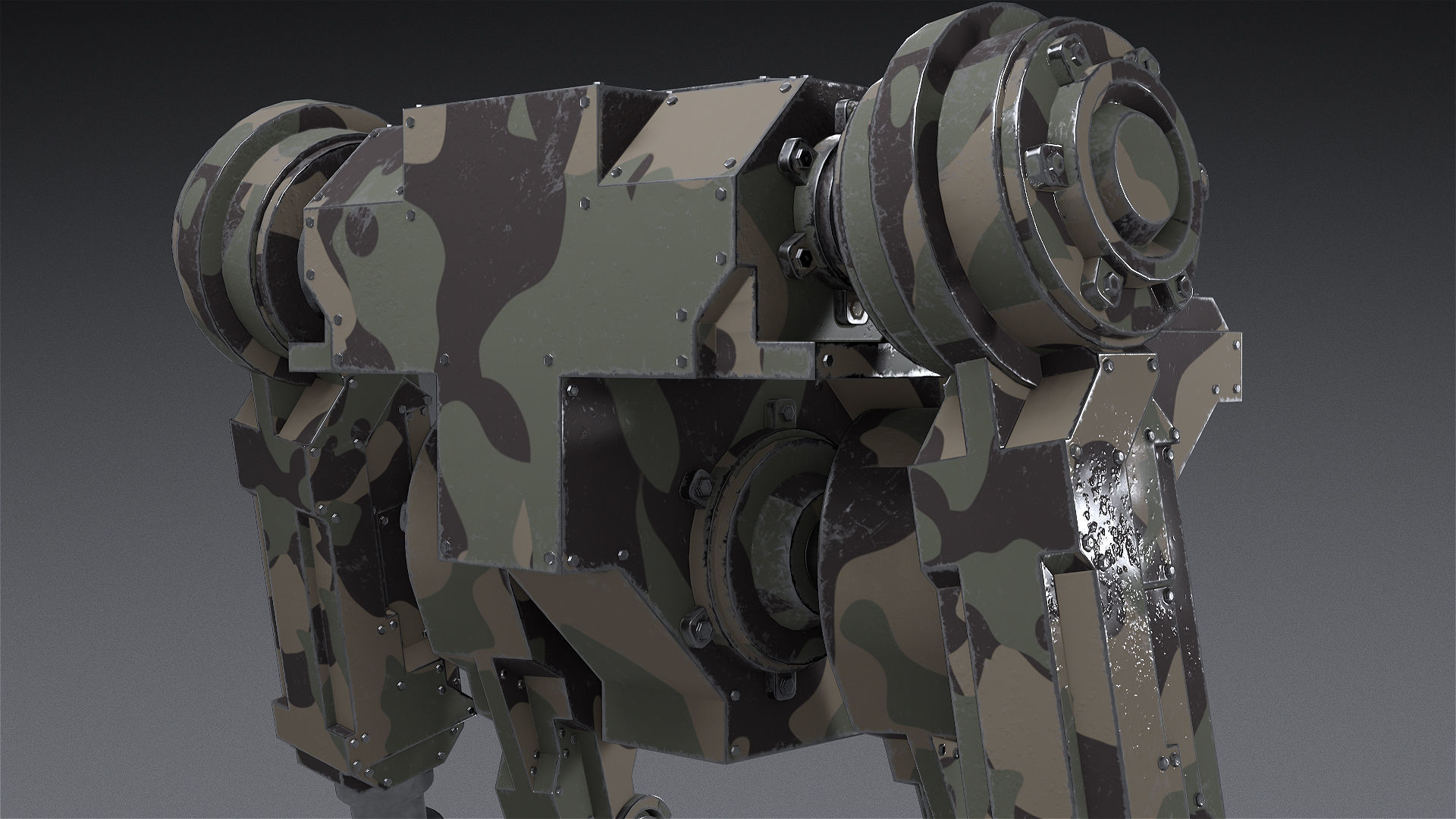 3D model Mech 03 - Goliath VR / AR / low-poly | CGTrader
