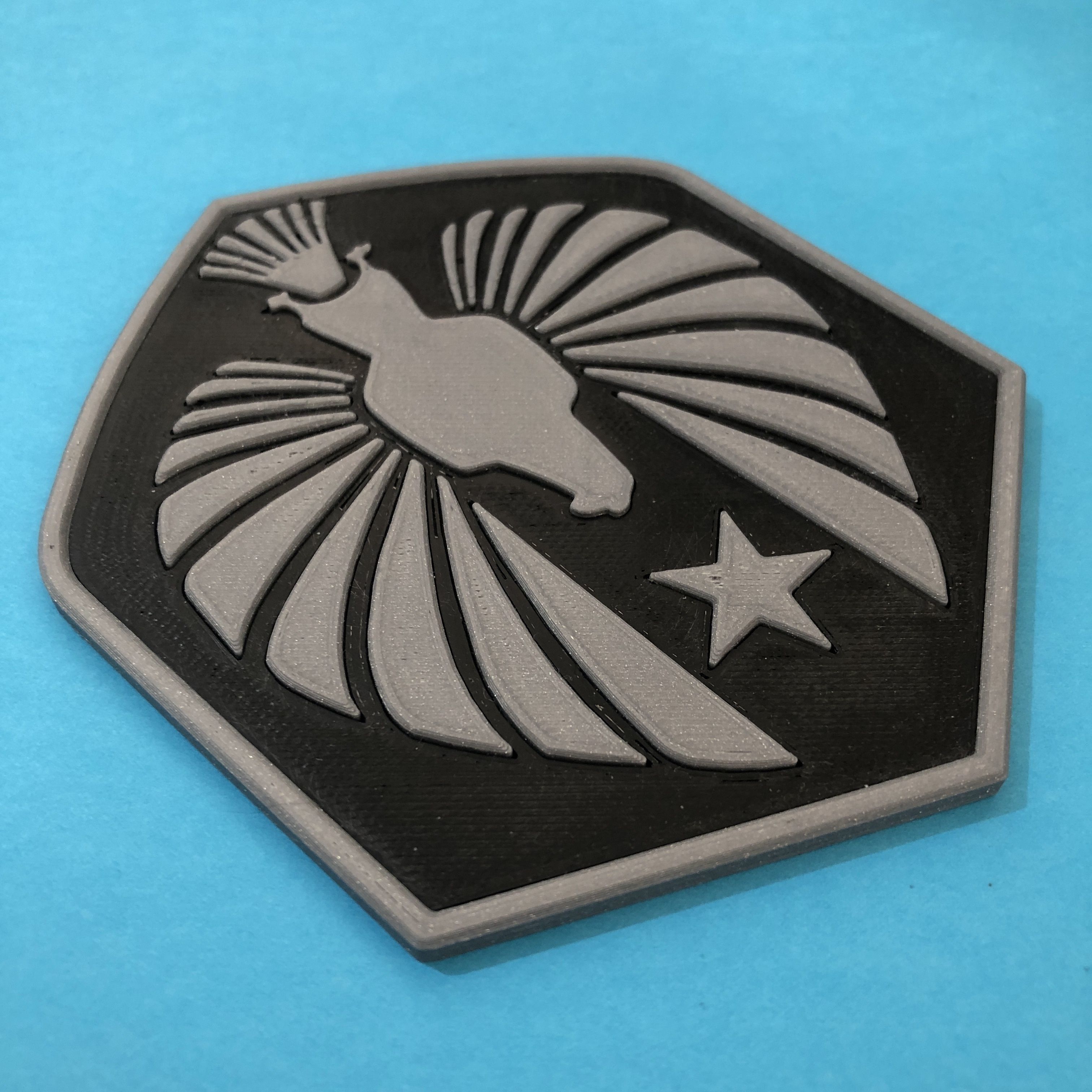 Pacific Rim PPDC Logo Coaster 3D model 3D printable | CGTrader