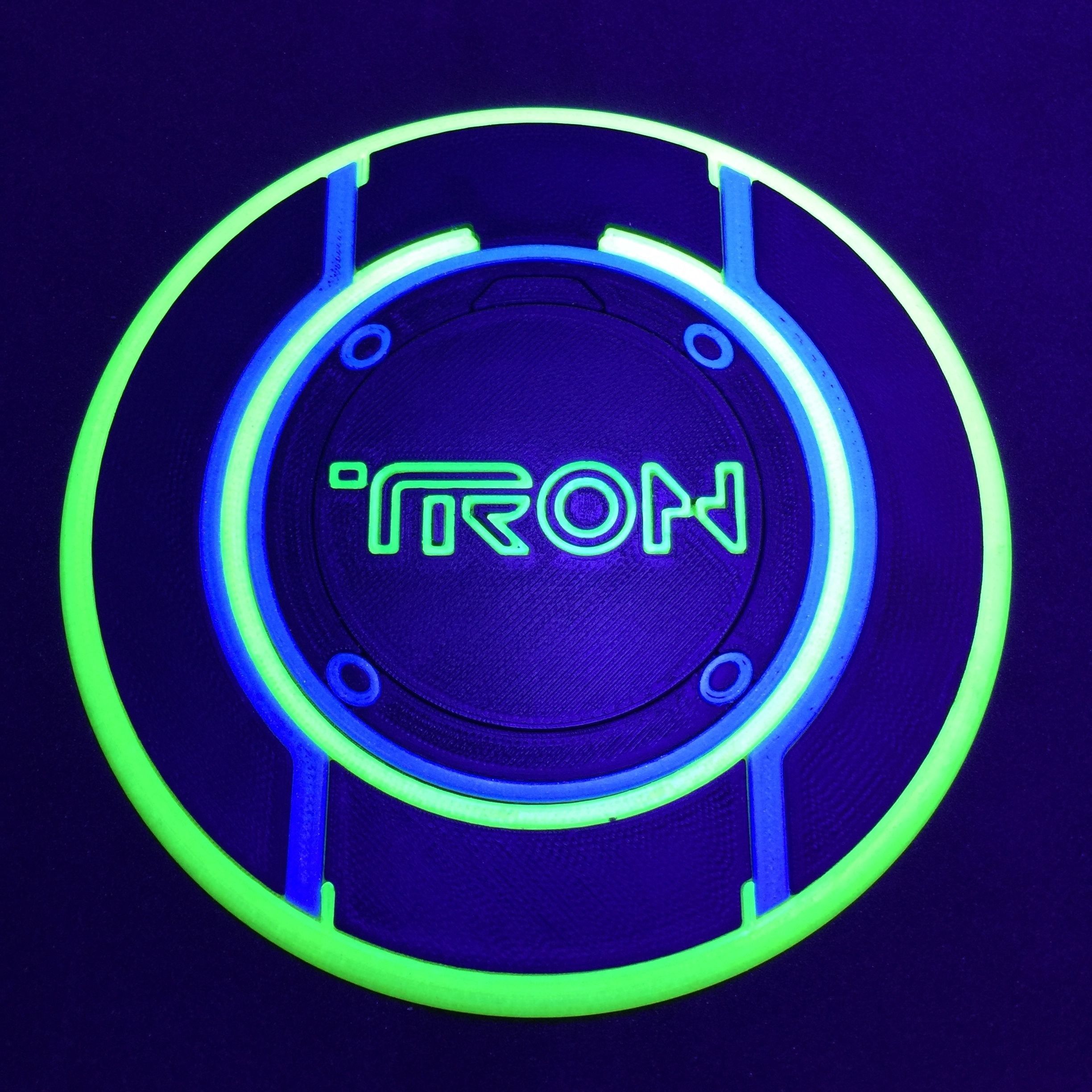 Tron Legacy Disc Coaster 3D model 3D printable | CGTrader