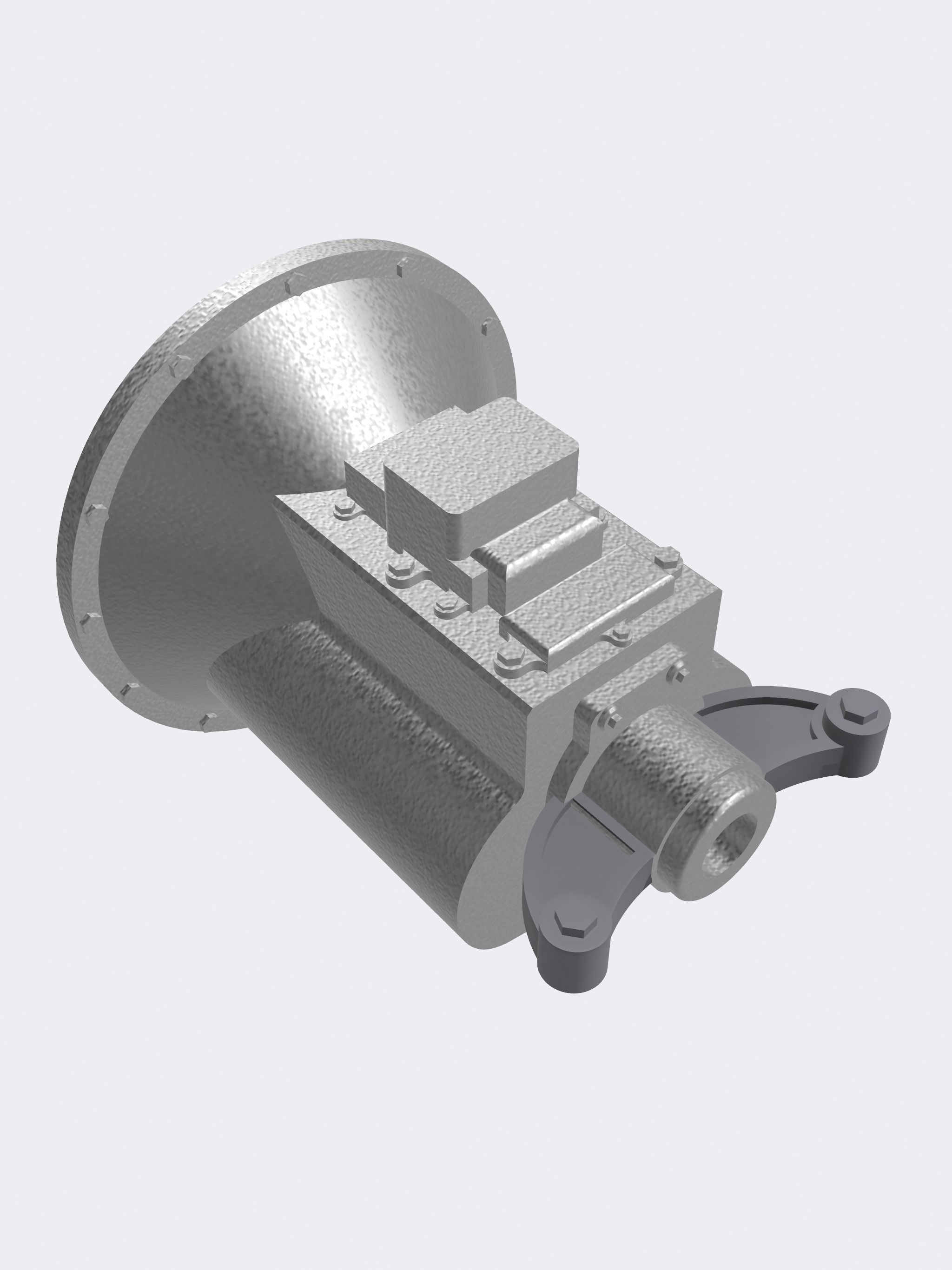 HOT ROD gearbox 1948 Ford Toploader transmission with shifter 3D model ...