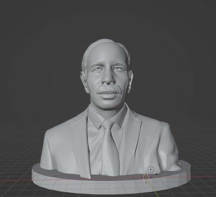 John Maynard Keynes 3D model 3D printable | CGTrader