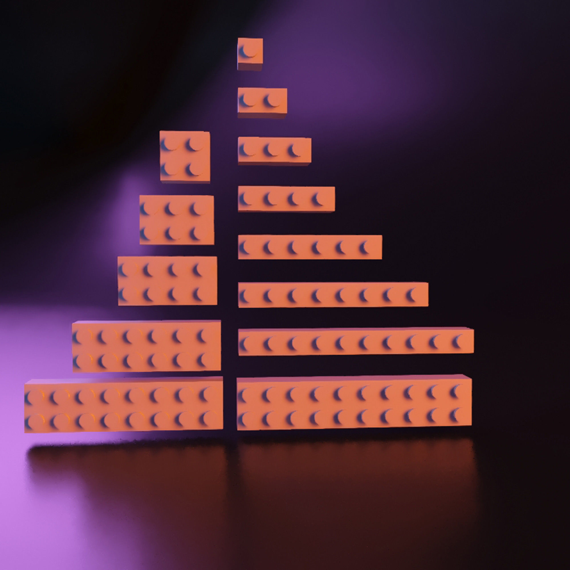 Lego bricks stl 3D model 3D printable | CGTrader