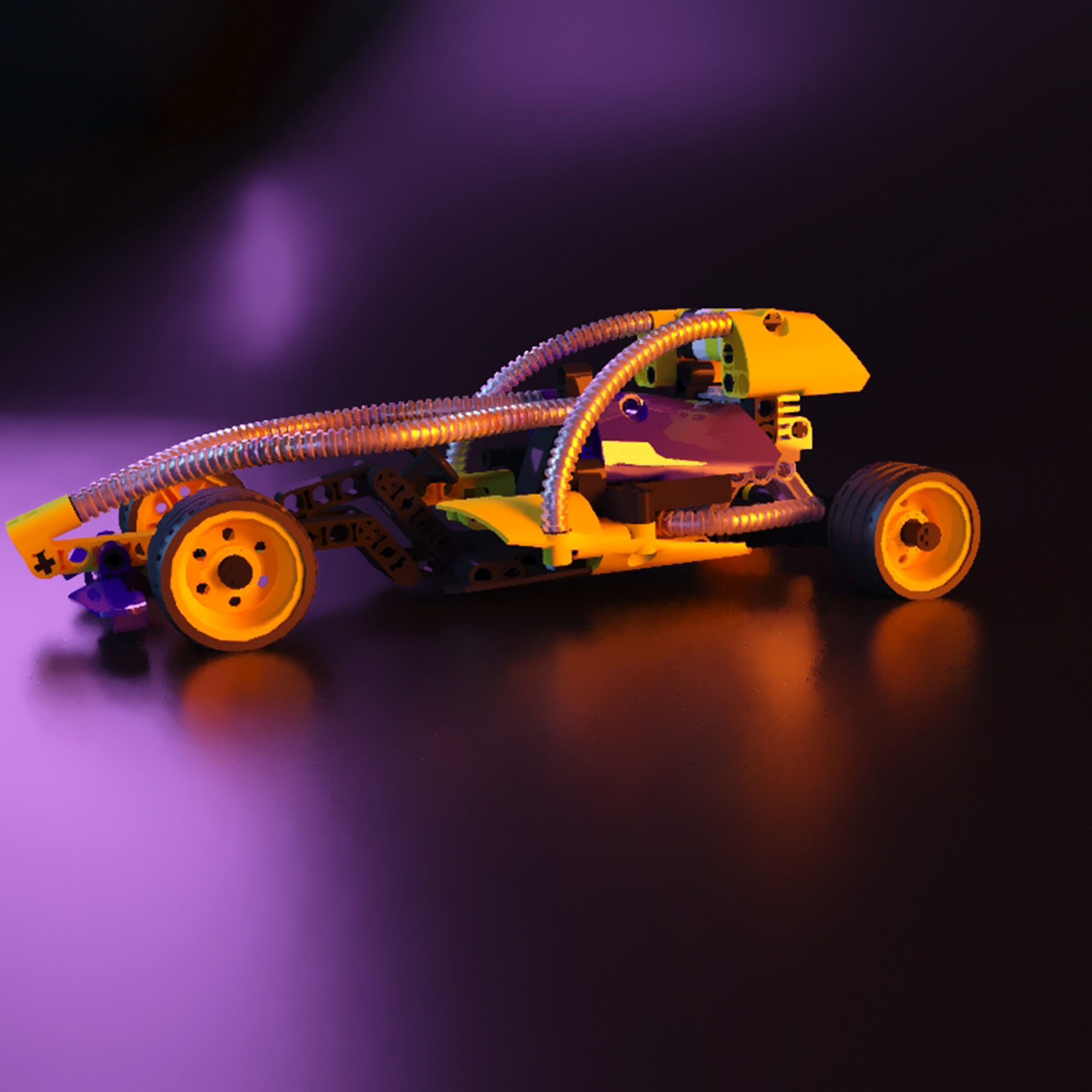 Lego racing car stl 3D model 3D printable | CGTrader