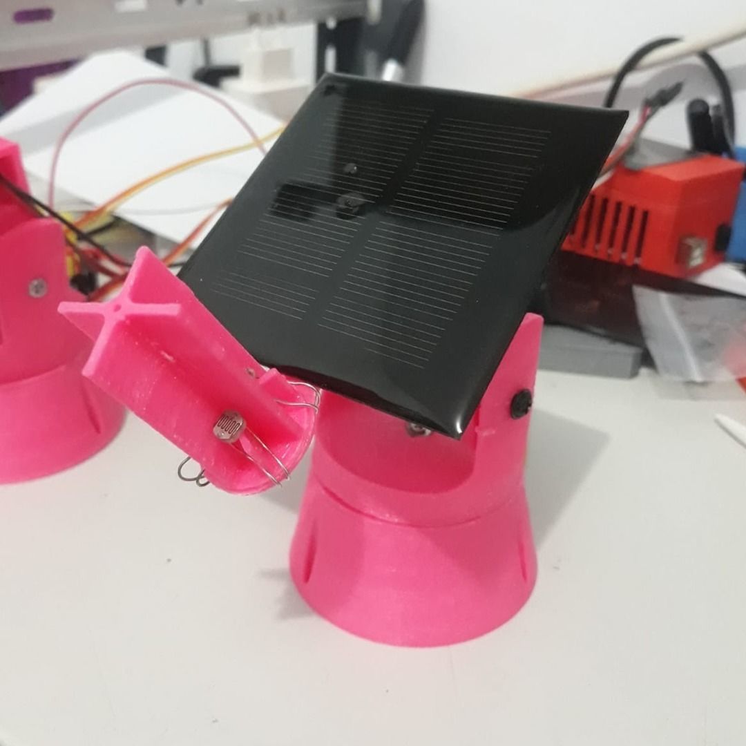 Dual Axis Solar Tracker project 3D model 3D printable | CGTrader
