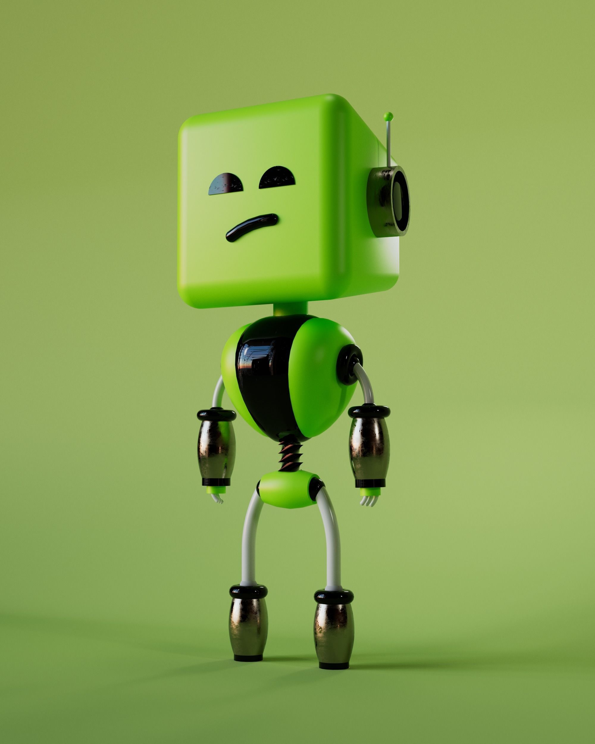 3D model SAD BOT VR / AR / low-poly | CGTrader