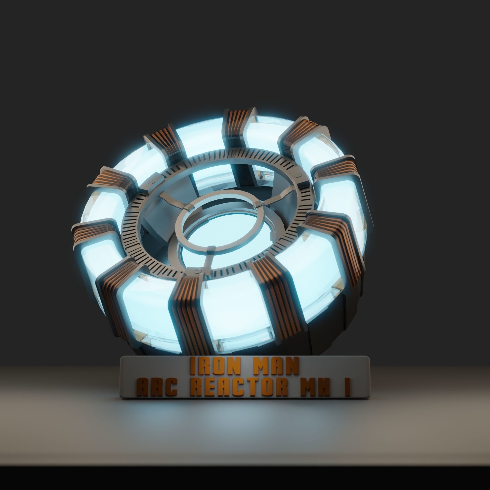 Iron Man Arc Reactor Mark 1 free VR / AR / low-poly 3D model | CGTrader