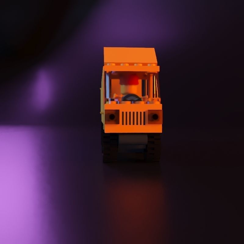 Lego truck car stl 3D model 3D printable | CGTrader
