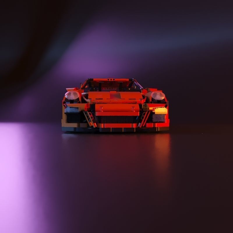 LEGO Car Porsche GT3 RS 2015 stl 3D model 3D printable | CGTrader