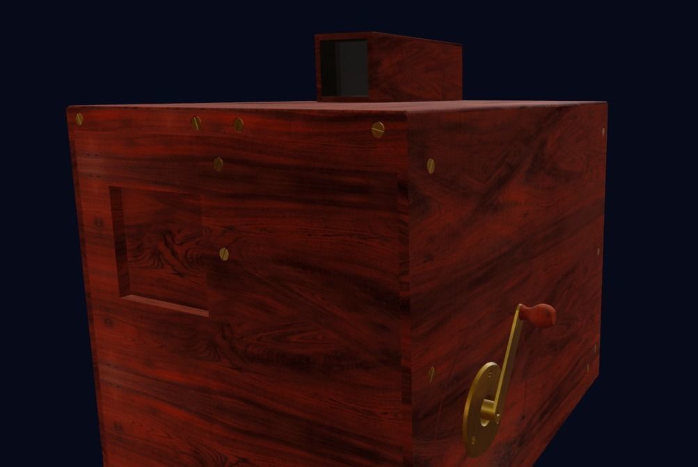 Victorian Movie Film Camera -Birtac- Moving Picture Machine 1898 3D ...