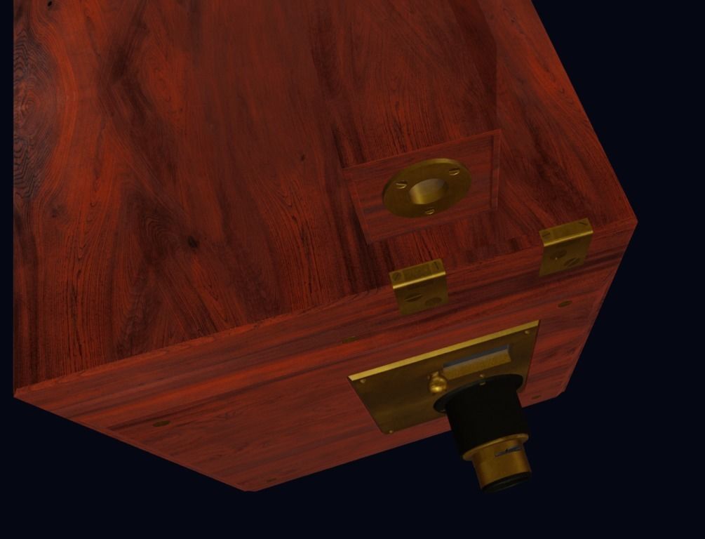 Victorian Movie Film Camera -Birtac- Moving Picture Machine 1898 3D ...