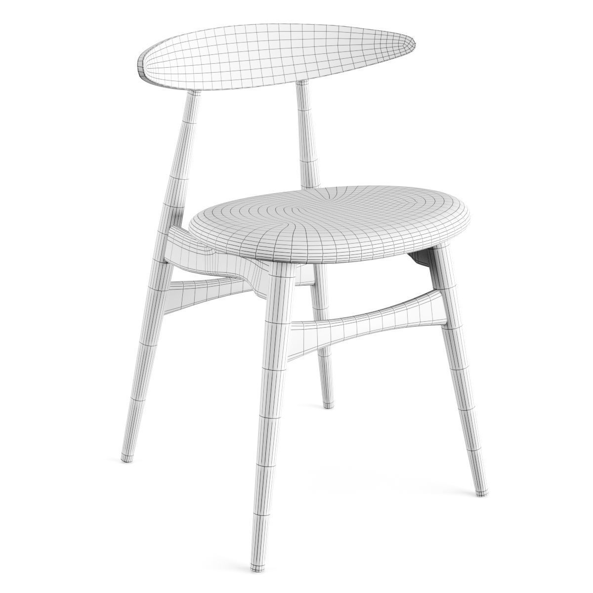 CH 33p Chair by Carl Hansen 3D model | CGTrader
