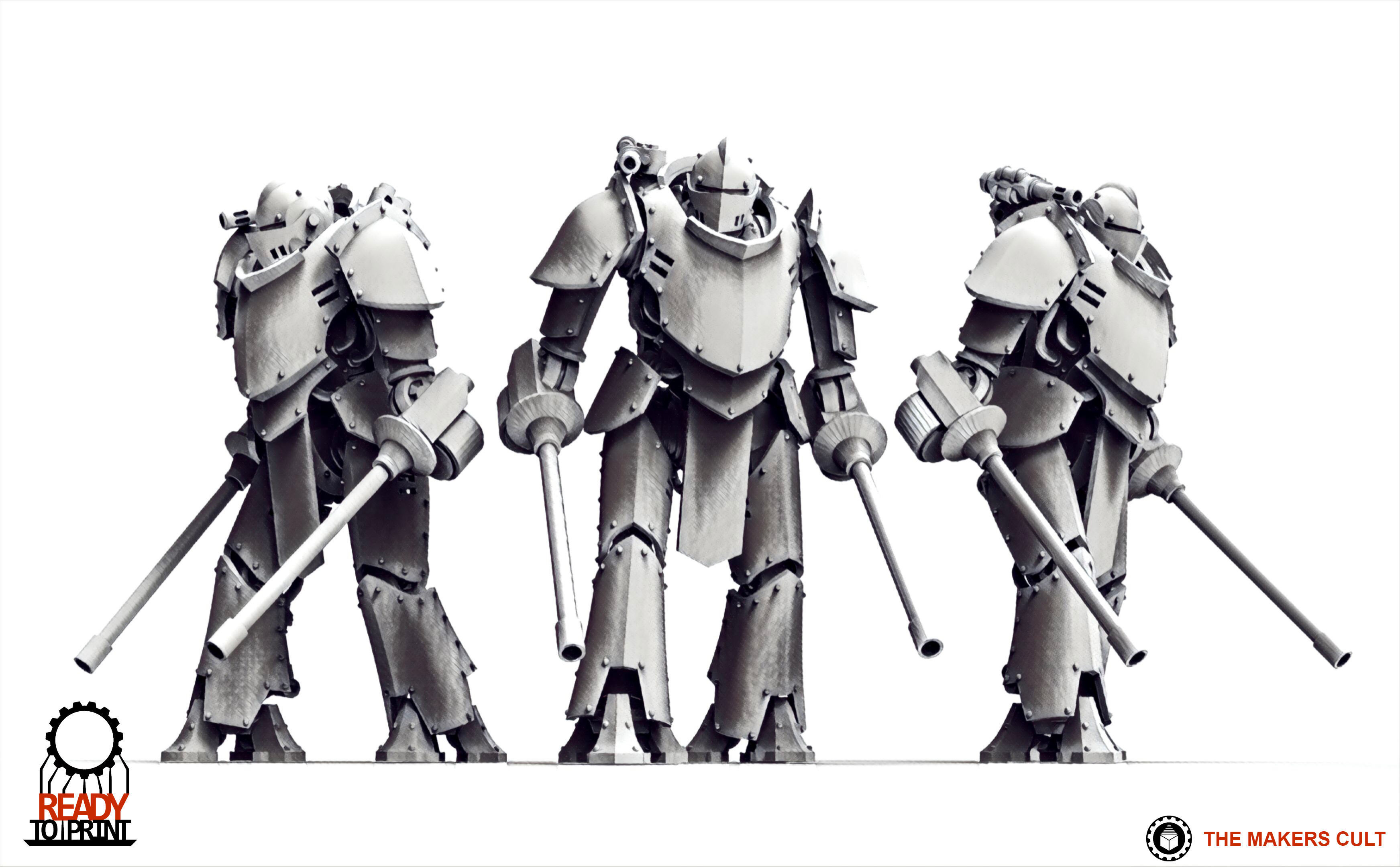 Feudal Guard - Walker Mk3 3D model 3D printable | CGTrader