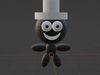 Blacky Player 2 free 3D model | CGTrader