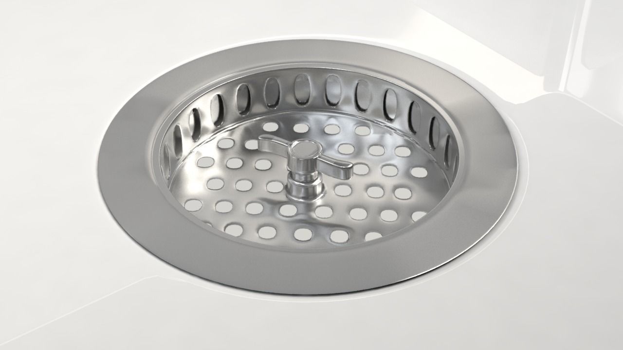 Farmhouse Apron Front Kitchen Sink 3D model | CGTrader