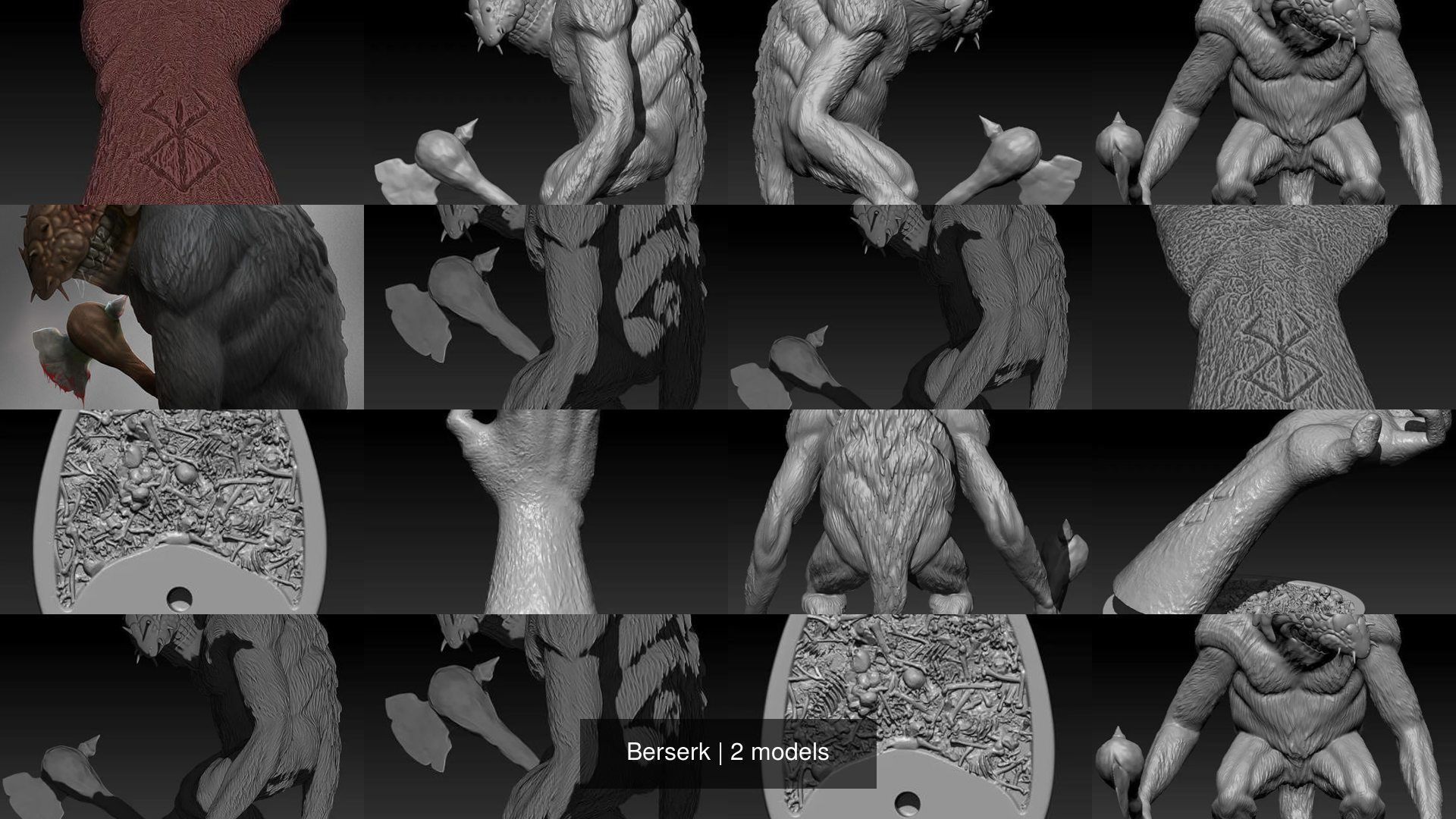 Berserk 3D Model Collection | CGTrader