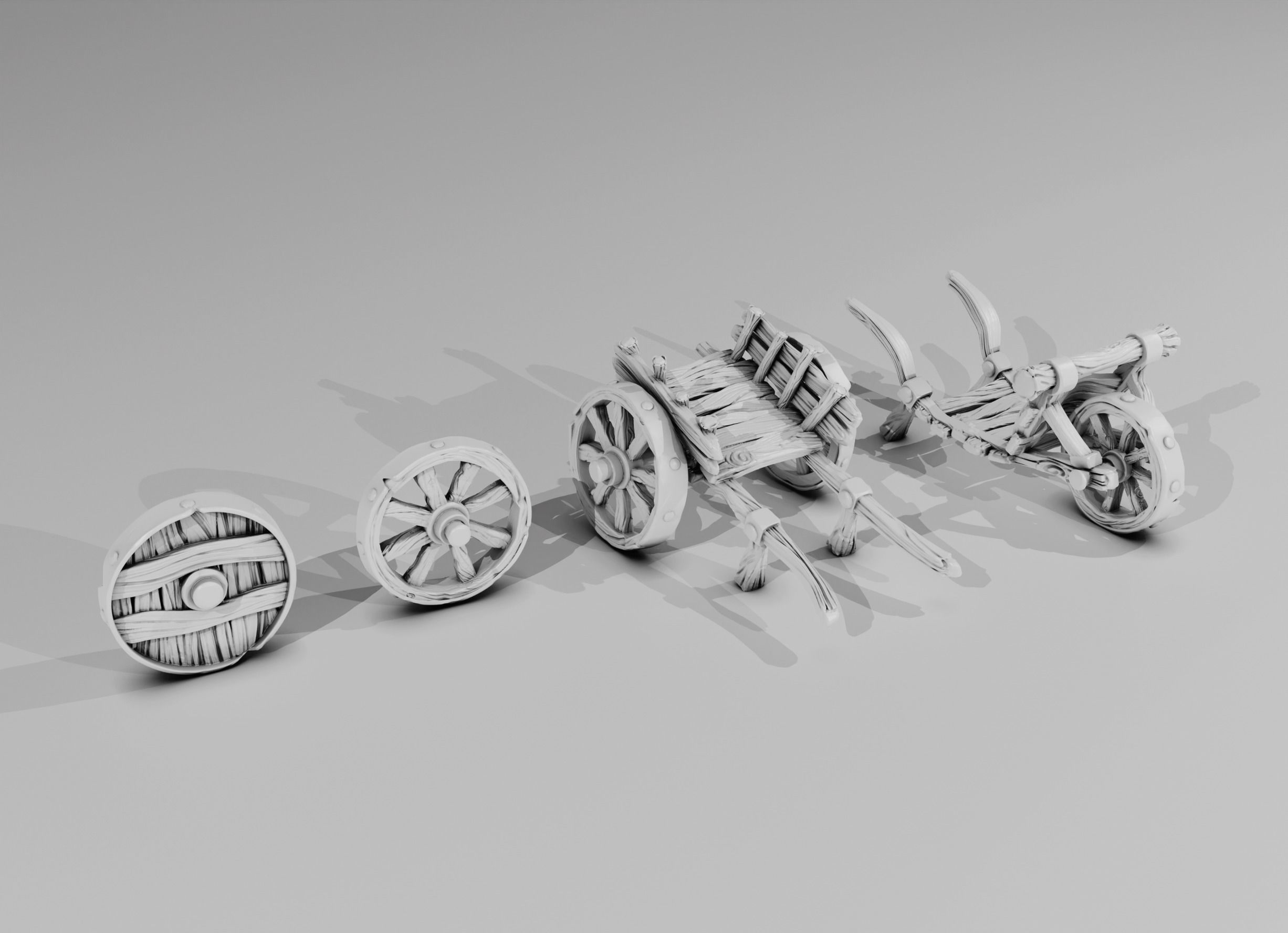 Medieval architecture - modular system 3D model 3D printable | CGTrader