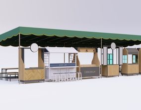 Food stall 3D Models | CGTrader