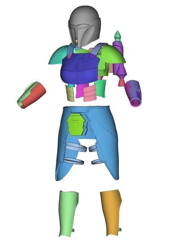 Rook Kast full size props armor STL 3D model 3D printable | CGTrader