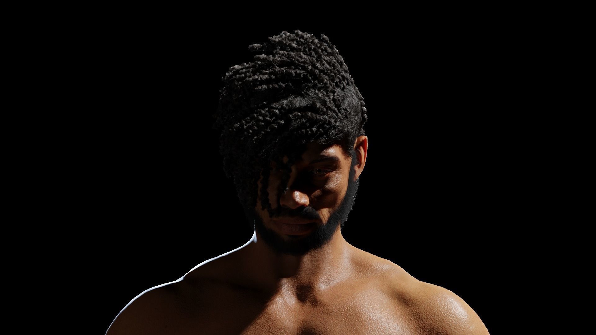 BJordan lookalike realistic rigged character in Blender 3D model ...