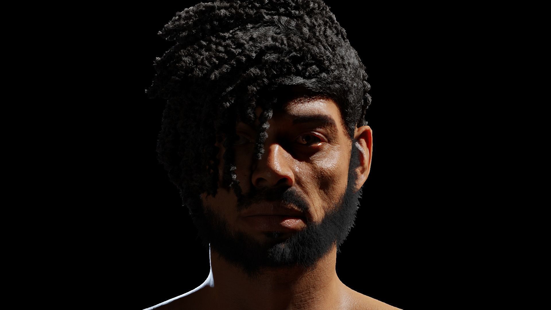 BJordan lookalike realistic rigged character in Blender 3D model ...