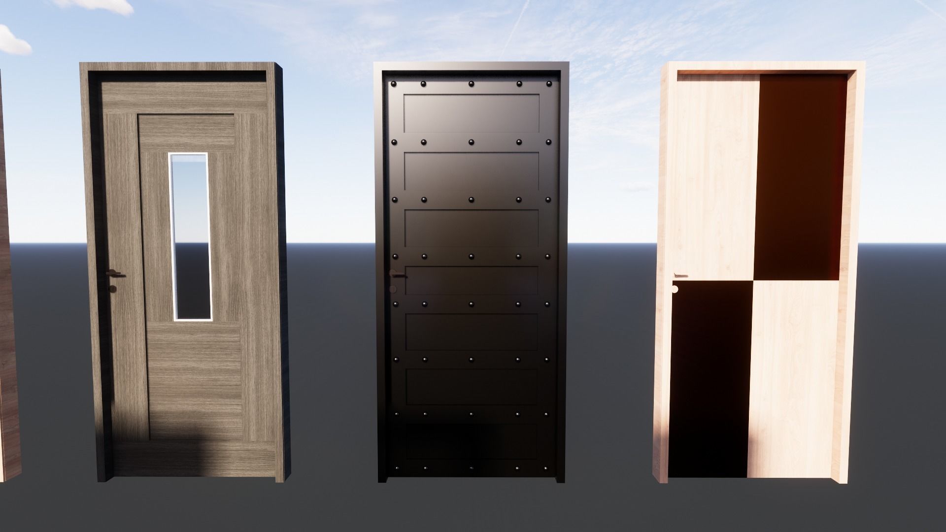 3D model 40 Doors VR / AR / low-poly | CGTrader