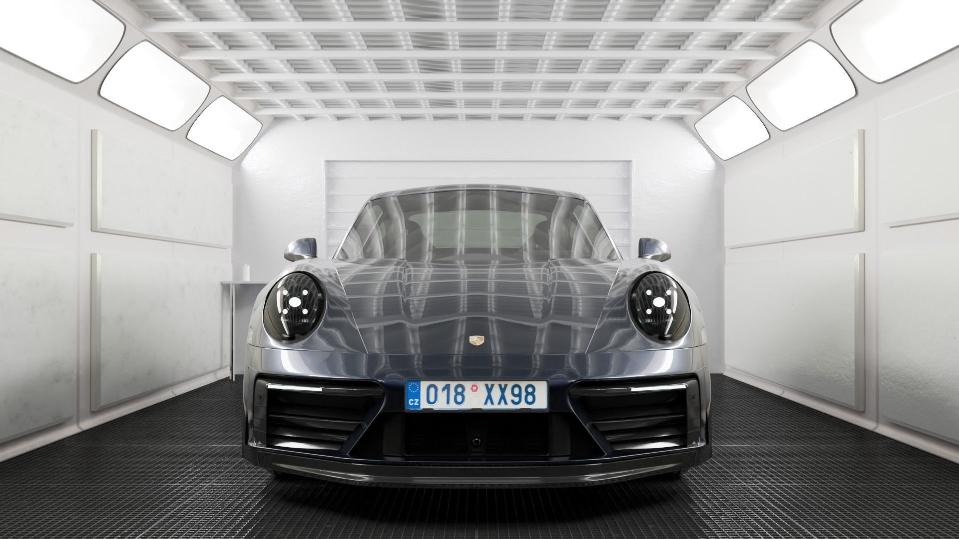 Porsche 911 Carrera GTS free 3D model animated rigged | CGTrader