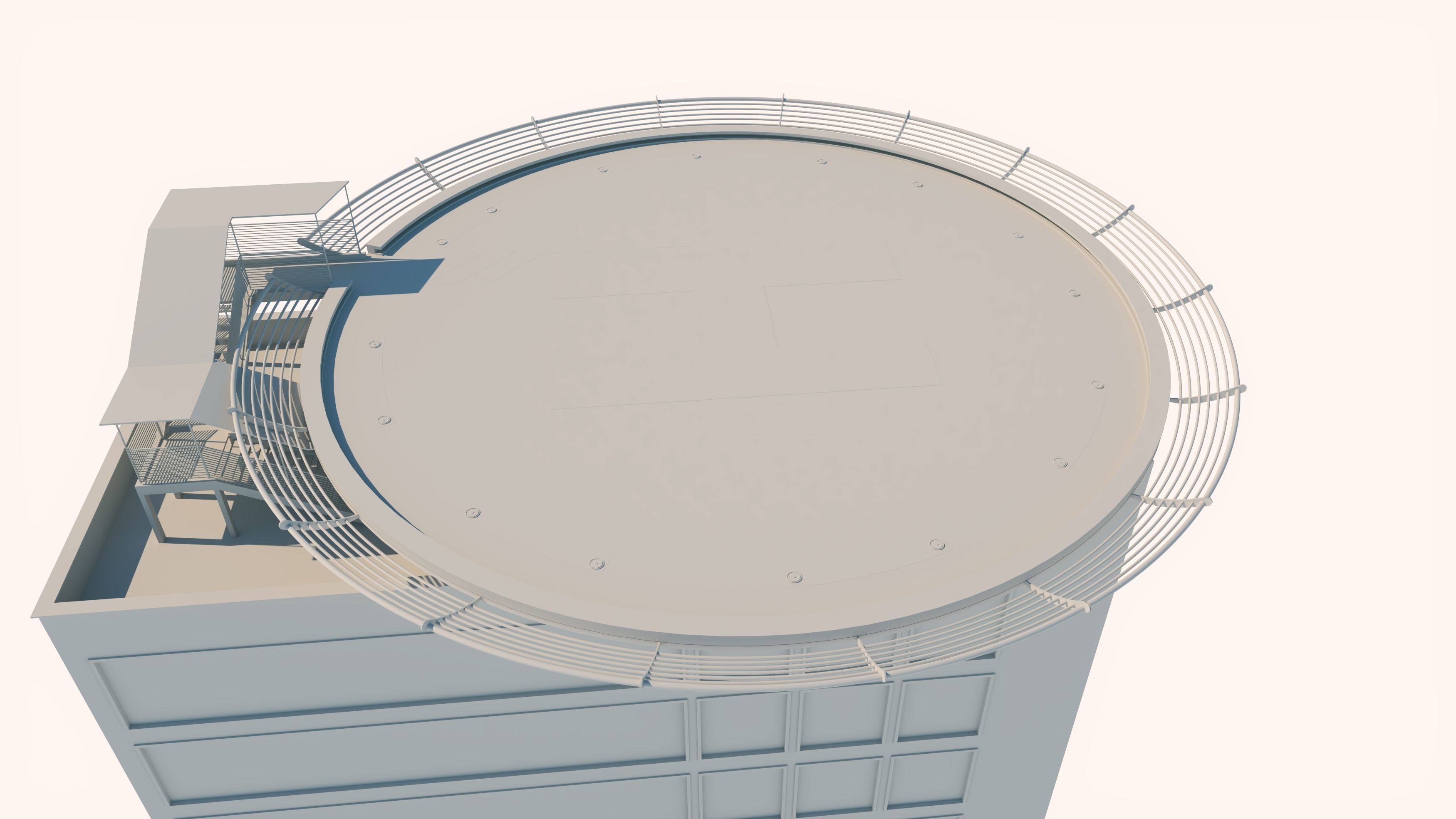 Helipad 3D model helicopter 3D model | CGTrader